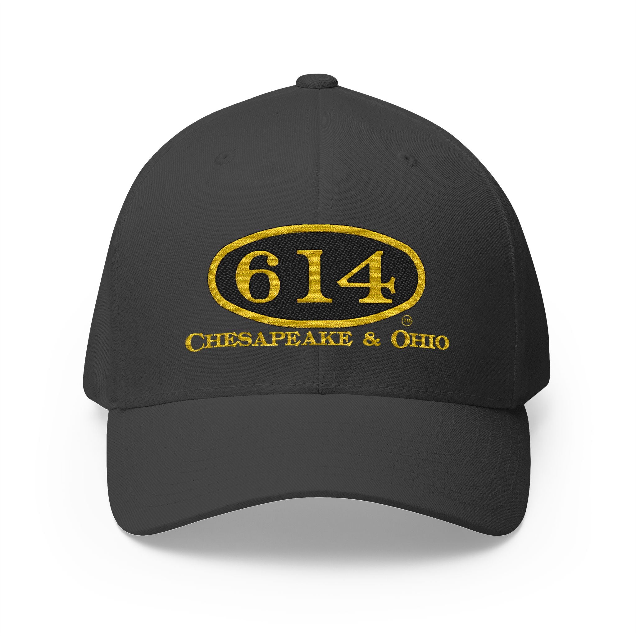 C&O 614 Embroidered Cap — Four-Sided Logo Baseball Hat – Chesapeake ...