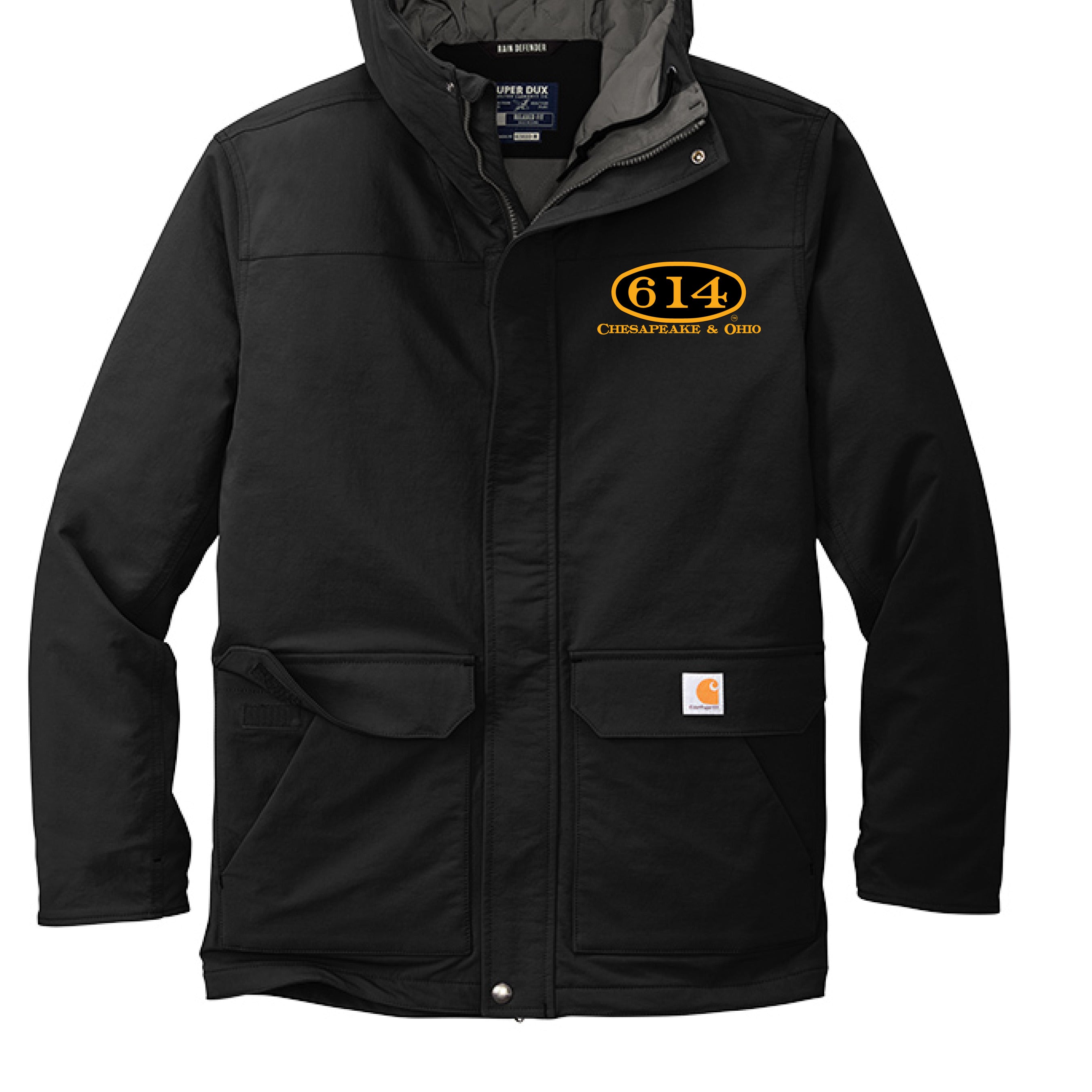 C&O 614 Carhartt® Super Dux™ Insulated Hooded Coat - DTF (Direct-to-Fi ...